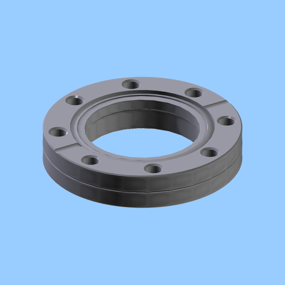 Kurt J. Lesker Company | F0337X200NT - FLANGE,UHV,SS,BORED,FXD,TAPPED 3 ...