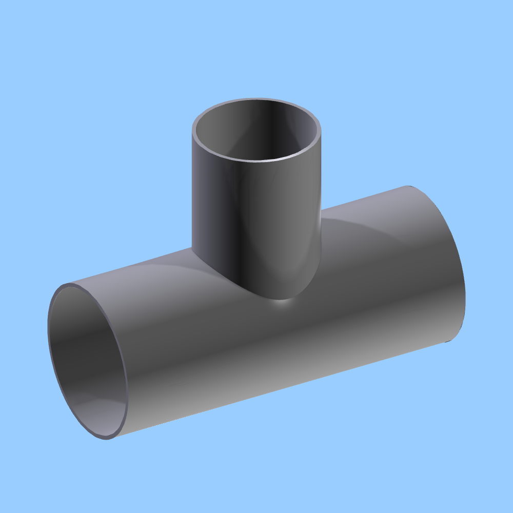 Kurt J. Lesker Company | G-7WR-250200 - TEE,REDUCER,WELD FITTING,2-1/2 ...