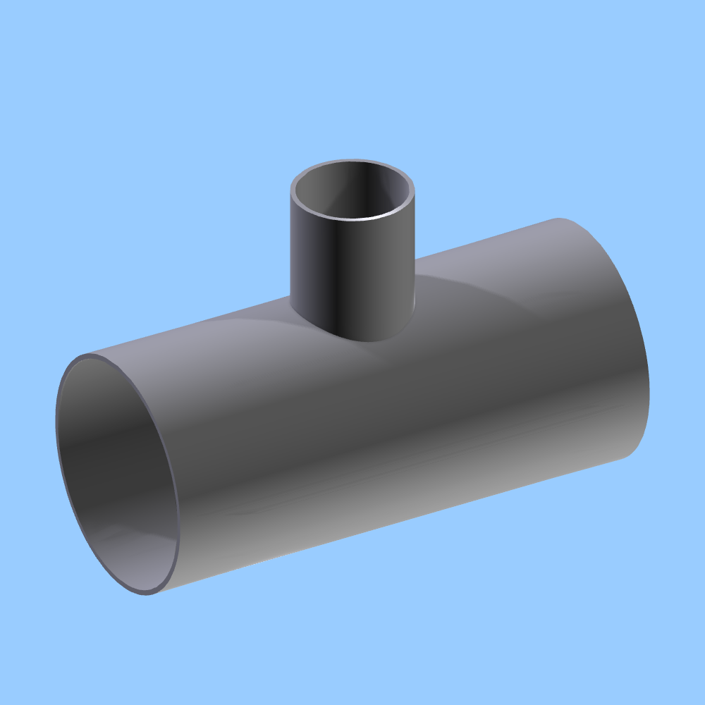 Kurt J. Lesker Company | G-7WR-300150 - TEE,REDUCER,WELD FITTING,3"OD ...