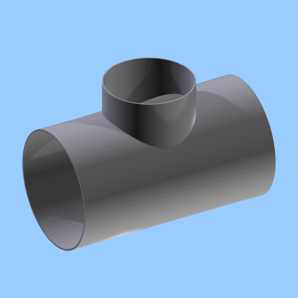 Kurt J. Lesker Company | G-7WR-800600 - TEE,REDUCER,WELD FITITNG,8"OD ...