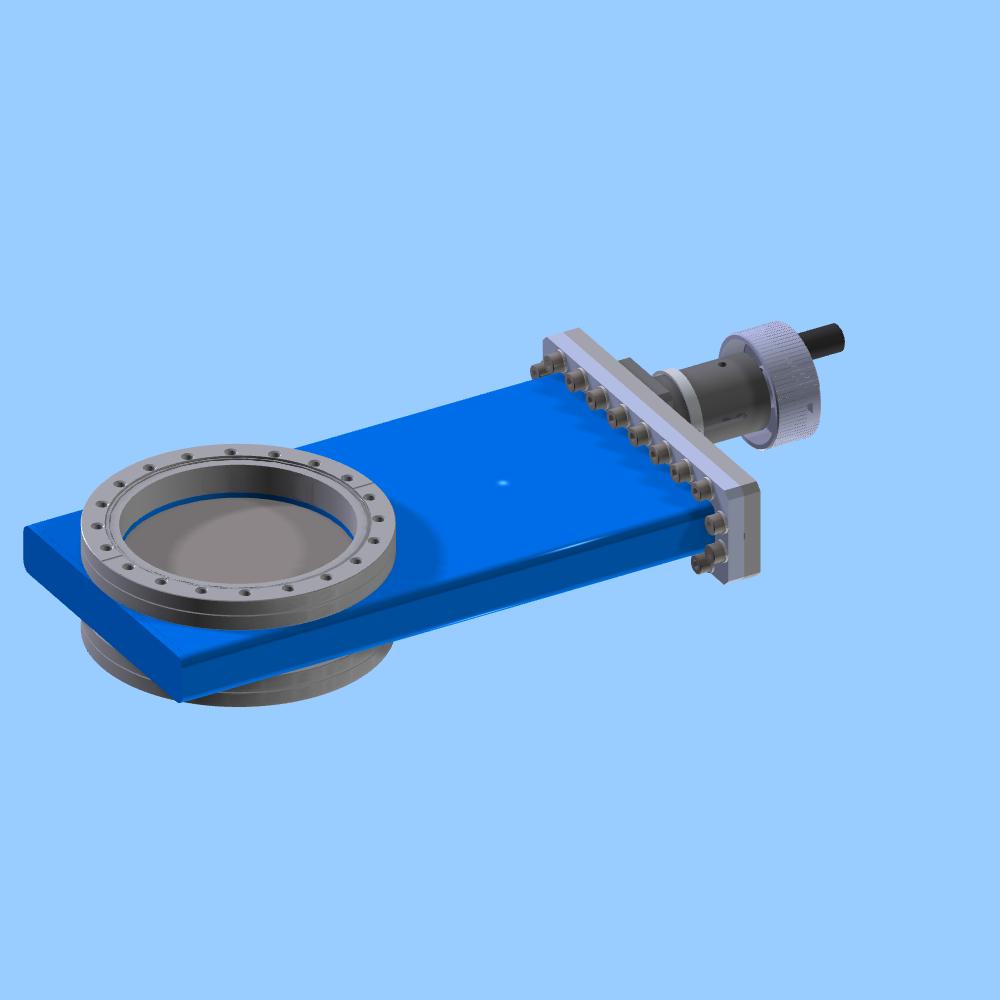 Kurt J. Lesker Company | GU0600MCCFM - GATE VALVE, UHV, 8" CF METRIC ...