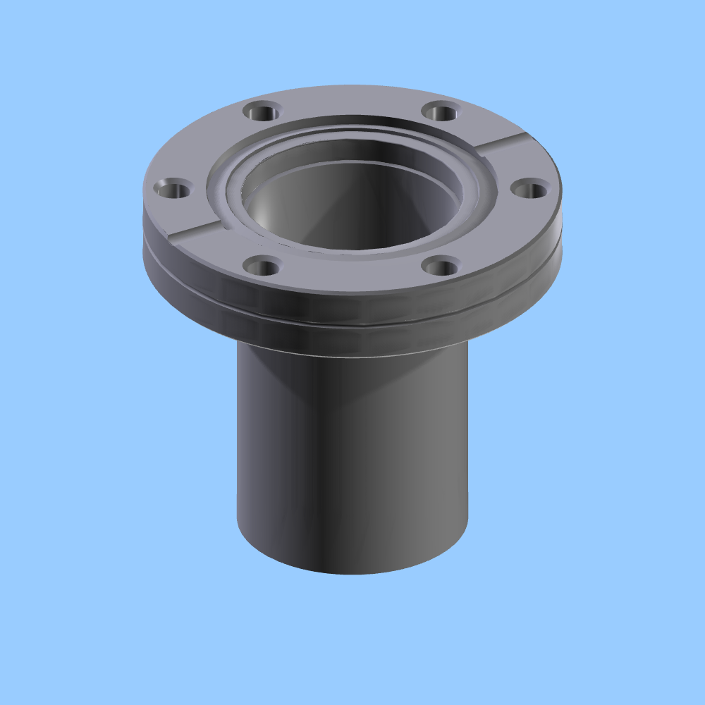 Kurt J. Lesker Company | HN-0275T - NIPPLE,HALF,SS,2.46"OAL,2-3/4" OD ...