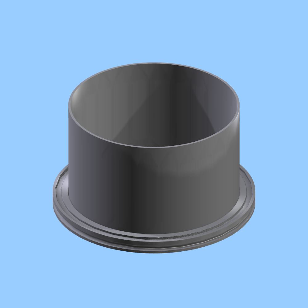 Kurt J. Lesker Company | QF160-LBK - NIPPLE,HALF,SS,ISO 160 CLAMP STYLE ...