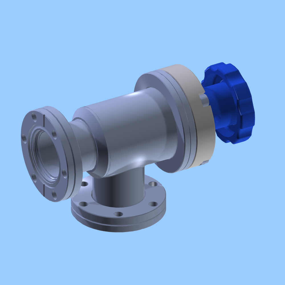 Kurt J. Lesker Company | SAV0150MVCF - RT ANGLE VALVE, SS, 2.75"FLGS ...