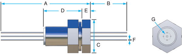 Kurt J. Lesker Company | Power Feedthroughs - Baseplate, 1,000-1,500 ...