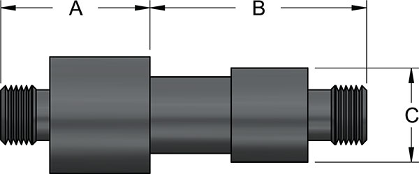 Kurt J. Lesker Company | SMA Feedthroughs - Weldable, Double-Ended ...