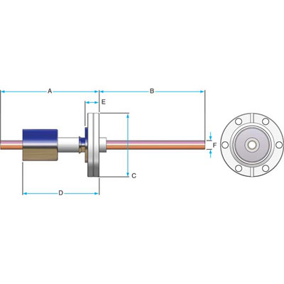 Kurt J. Lesker Company | CF Flanged RF Feedthrough | Vacuum Science is ...