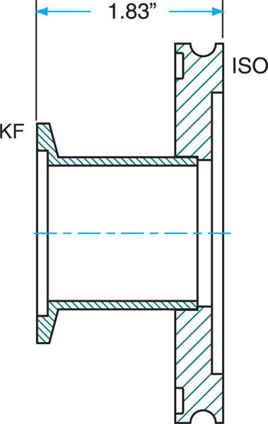 Kurt J. Lesker Company | KF (QF) to ISO-K Adapters | Vacuum Science is ...