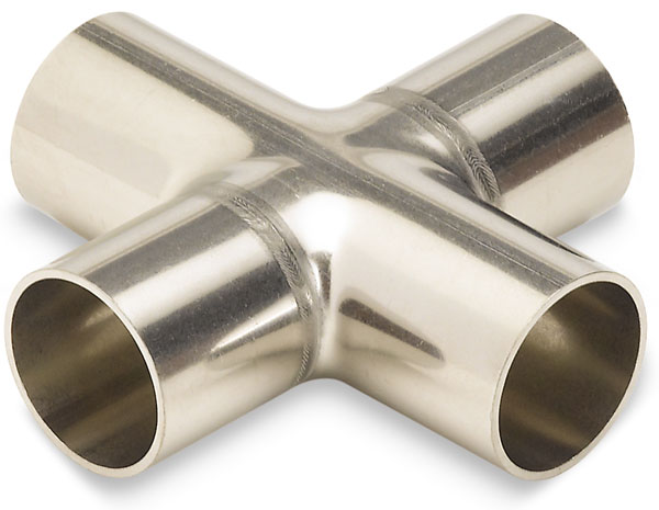 Kurt J. Lesker Company | Weldable Tube 4-Way Crosses | Vacuum Science ...