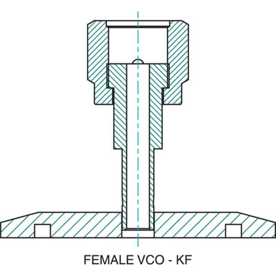Kurt J. Lesker Company | KF to VCO® Adapter | Vacuum Science Is Our ...