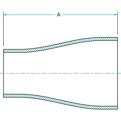 Kurt J. Lesker Company | Weldable Tube Conical Reducers | Vacuum ...