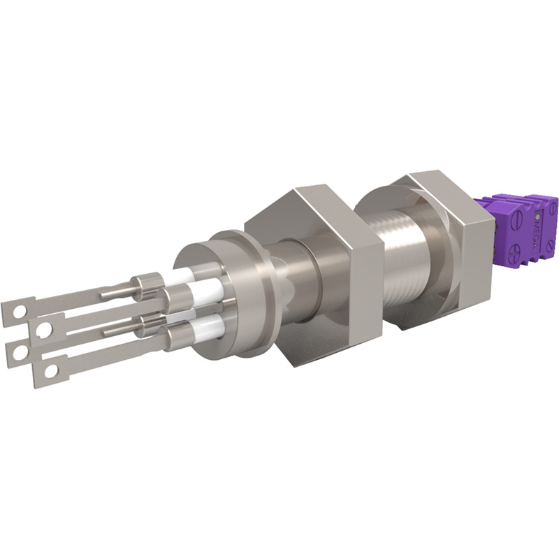 Kurt J. Lesker Company | Type E Mini Plug - 1" Baseplate, Single-Ended ...
