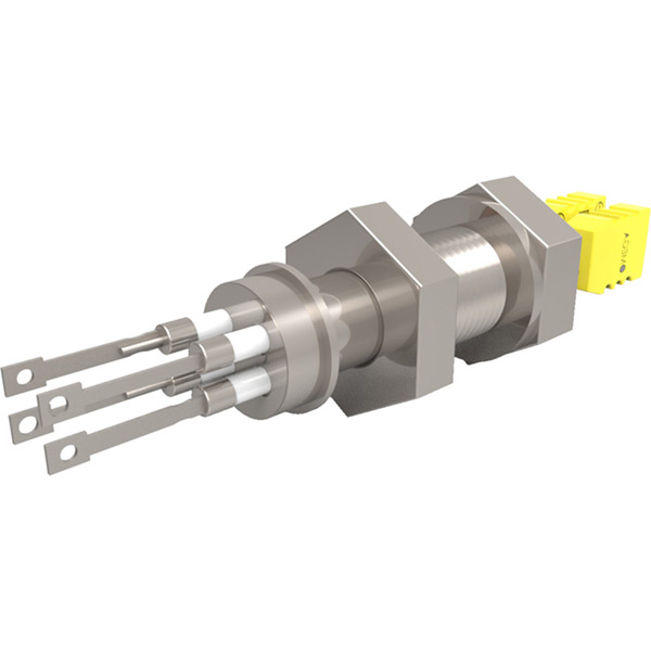 Kurt J. Lesker Company | Type K Mini Plug - 1" Baseplate, Single-Ended ...