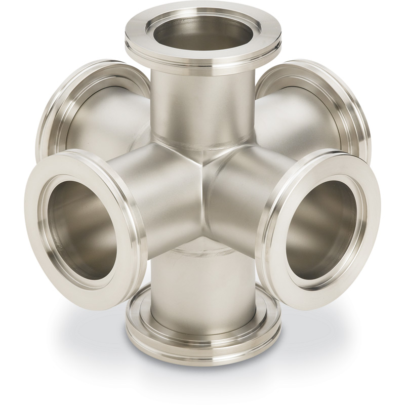 Kurt J. Lesker Company | QF63-6XK - CROSS,6-WAY,SS,ISO 63-K,2.5"OD TUBE ...
