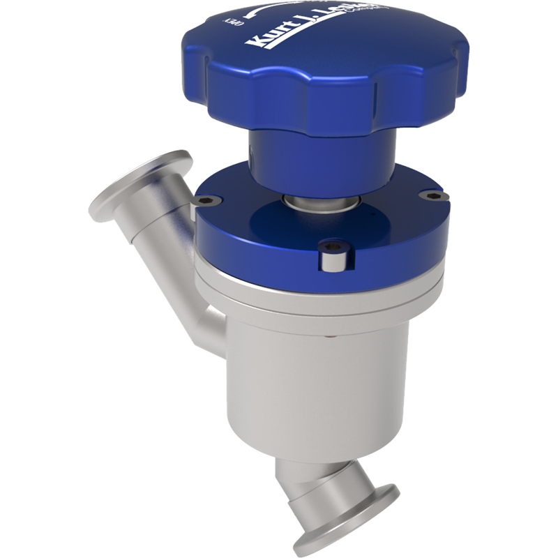 Kurt J. Lesker Company | Manual Bellows Sealed SS Y Inline Valves (KF ...