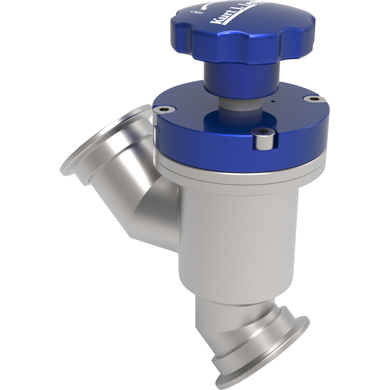 Kurt J. Lesker Company | Manual Bellows Sealed SS Y Inline Valves (KF ...