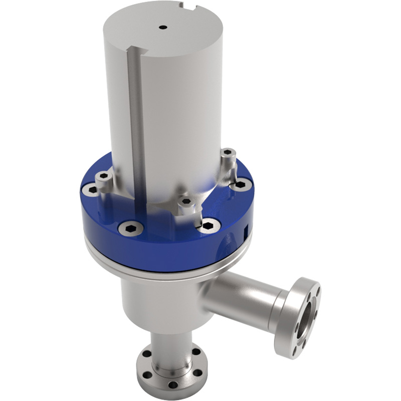 Kurt J. Lesker Company | UHV Pneumatic Bellows Sealed SS Angle Valves ...