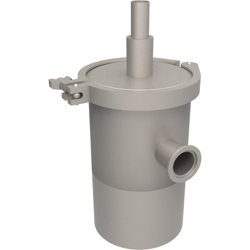 Kurt J. Lesker Company | Inline LN2 Cooled Traps (Single Fill Tube ...