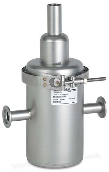 Kurt J. Lesker Company | Inline LN2 Cooled Traps (Single Fill Tube ...