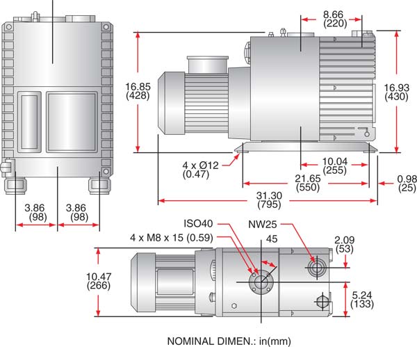 Kurt J. Lesker Company | Edwards EM Series (Large) | Vacuum Science Is ...