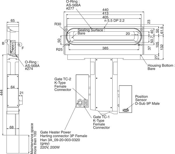 Kurt J. Lesker Company | Rectangular Transfer Valve (Slit Valves ...