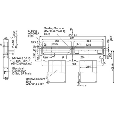 Kurt J. Lesker Company | Rectangular Transfer Valve (Slit Valves ...
