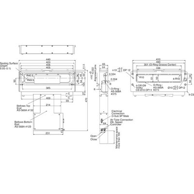 Kurt J. Lesker Company | Rectangular Transfer Valve (Slit Valves) With ...